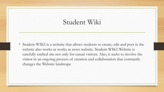 Student-WIKI Website.pptx
