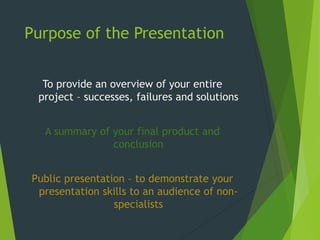 Student guide to the presentation | PPTX