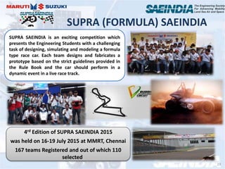 SAEINDIA | Student Activities | PPTX