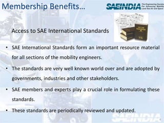 SAEINDIA | Student Activities | PPTX