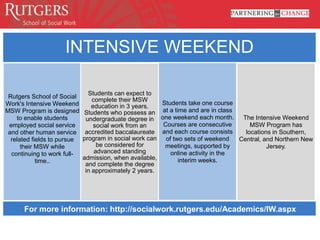 MSW Admissions Information | PDF