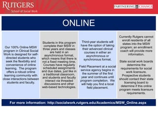 MSW Admissions Information | PDF