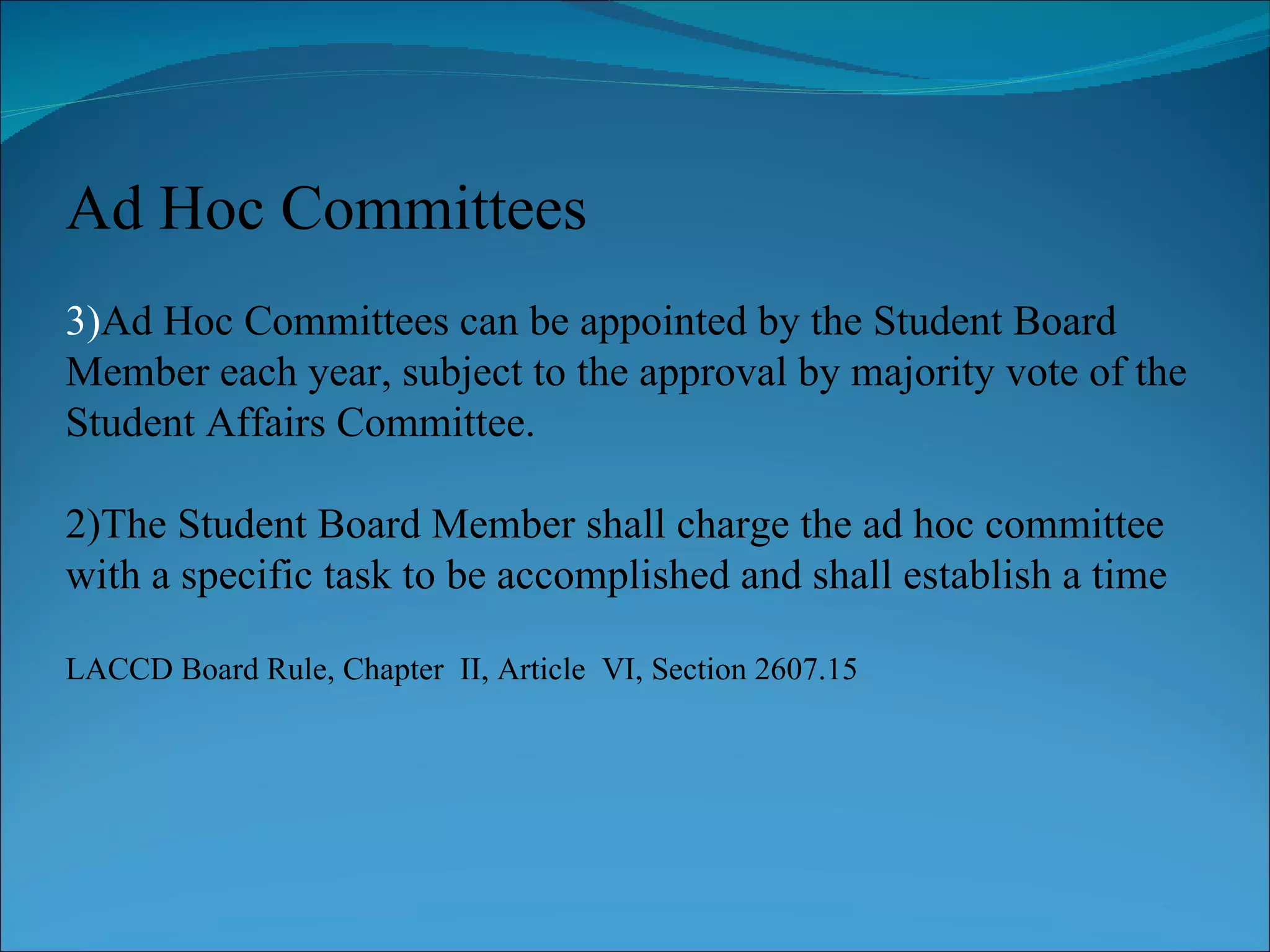 Student Affairs Committee | PPT