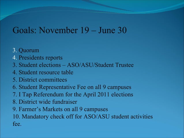 Student Affairs Committee | PPT