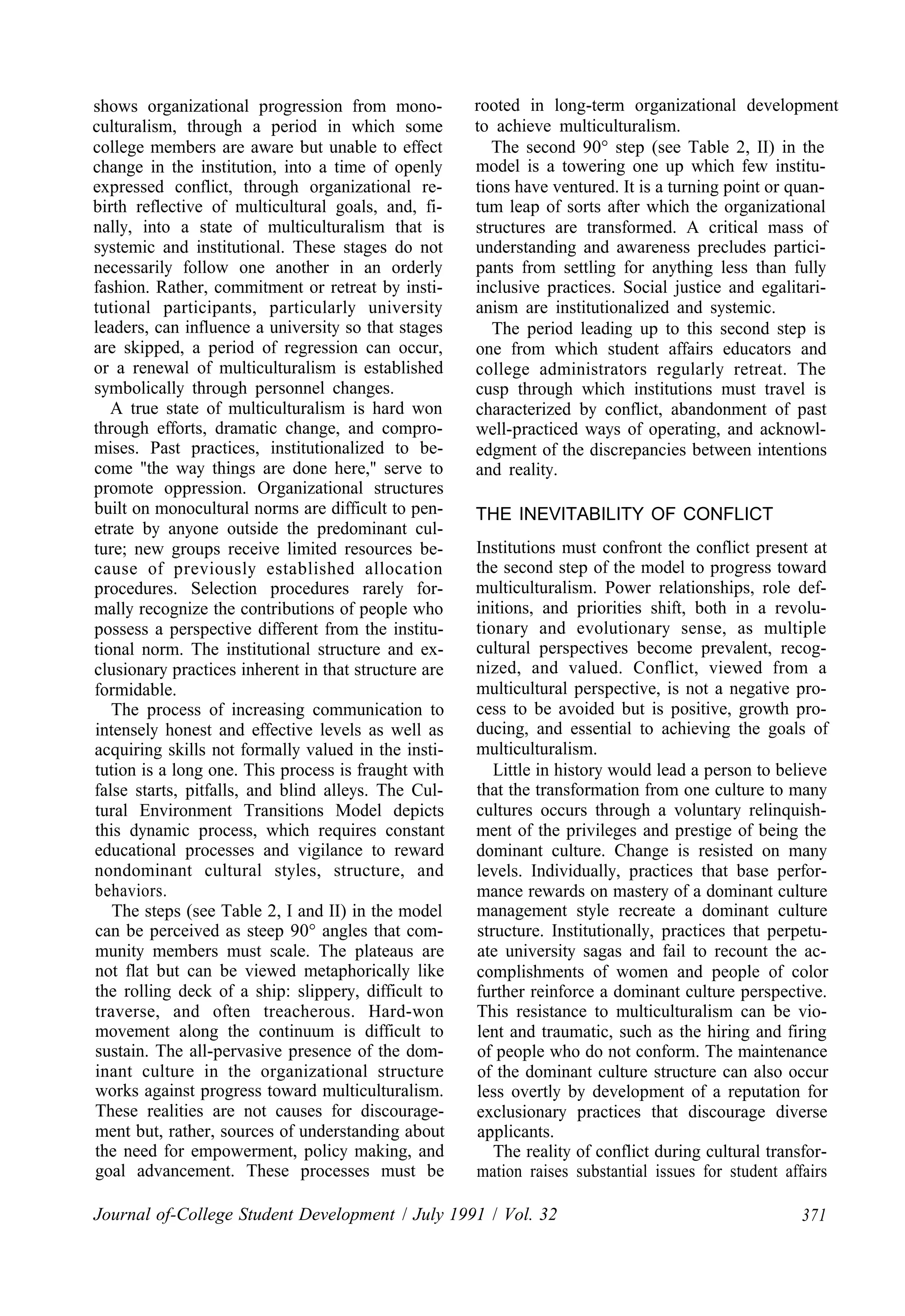 Student affairs initiativestoward a multicultural university | PDF