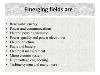 EMERGING TRENDS IN ELECTRICAL ENGINEERING | PPTX