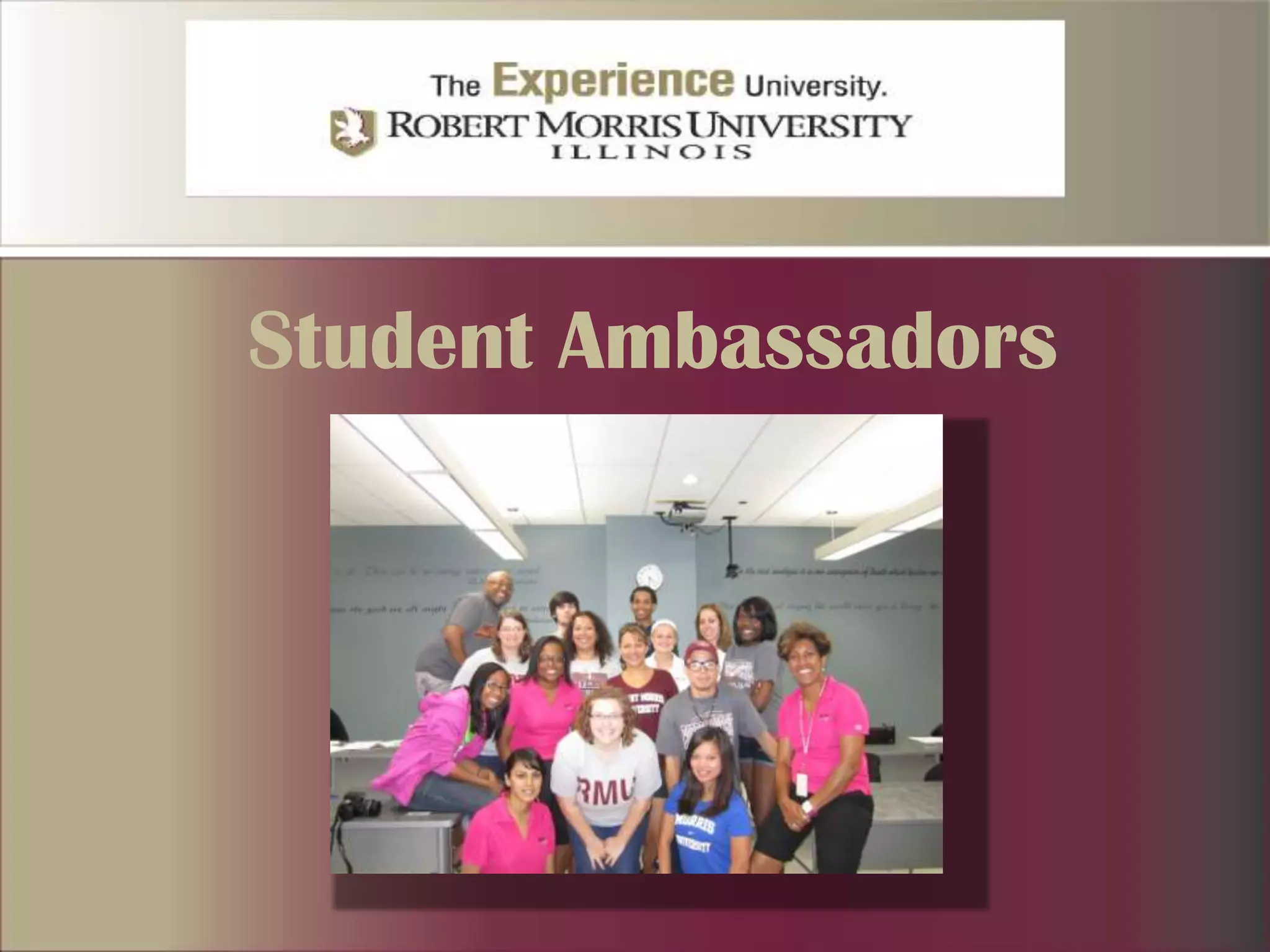 Student Ambassador Final Presentation | PPTX