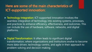 Student and Teachers role in ICT supported innovation.pptx