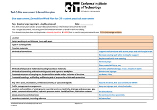 Student Practical Assessment_DEMOLITION | DOCX