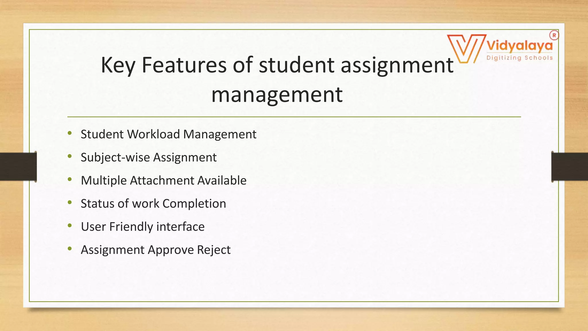 Student assignment management system | PDF