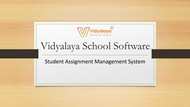 Student assignment management system | PDF