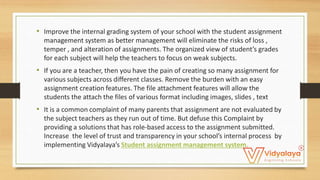 Student assignment management system | PDF