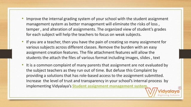 Student assignment management system | PDF