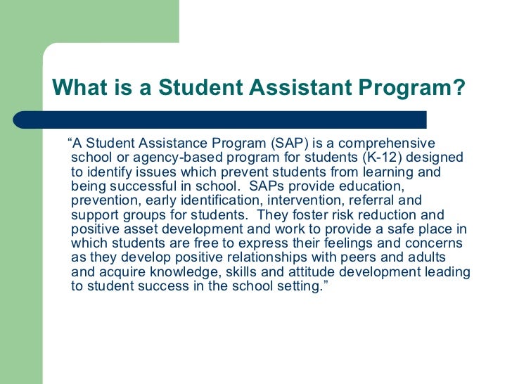 Student Assistance Program