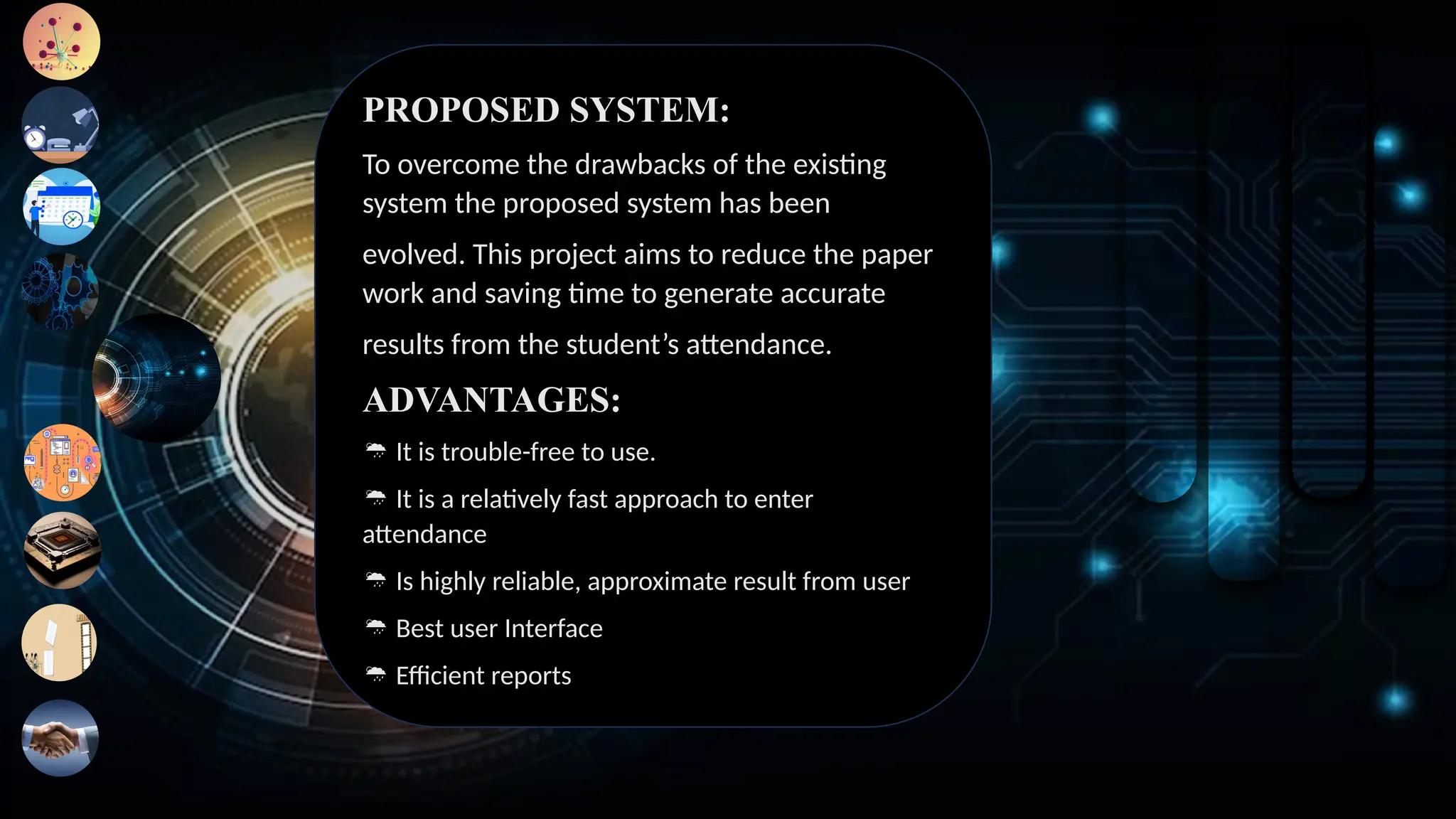 StudentAttandanceManagementSystemINTERNSHIP | PPTX