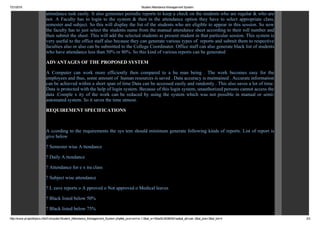 Student attendance management system | PDF