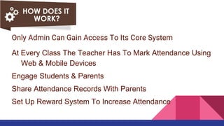 Student attendance system | PPTX