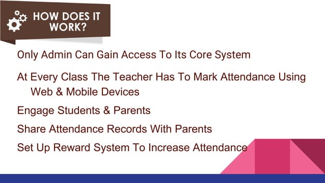 Student attendance system | PPTX | Technology & Computing