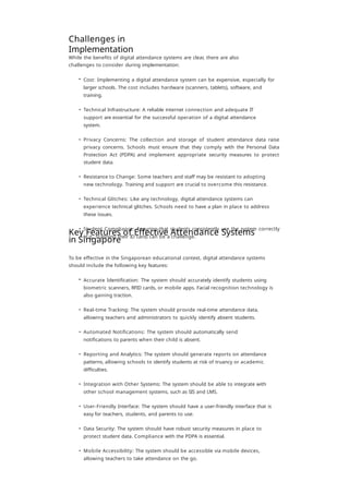 Student Attendance System in Singapore_ Digital Classroom Tracking.pptx