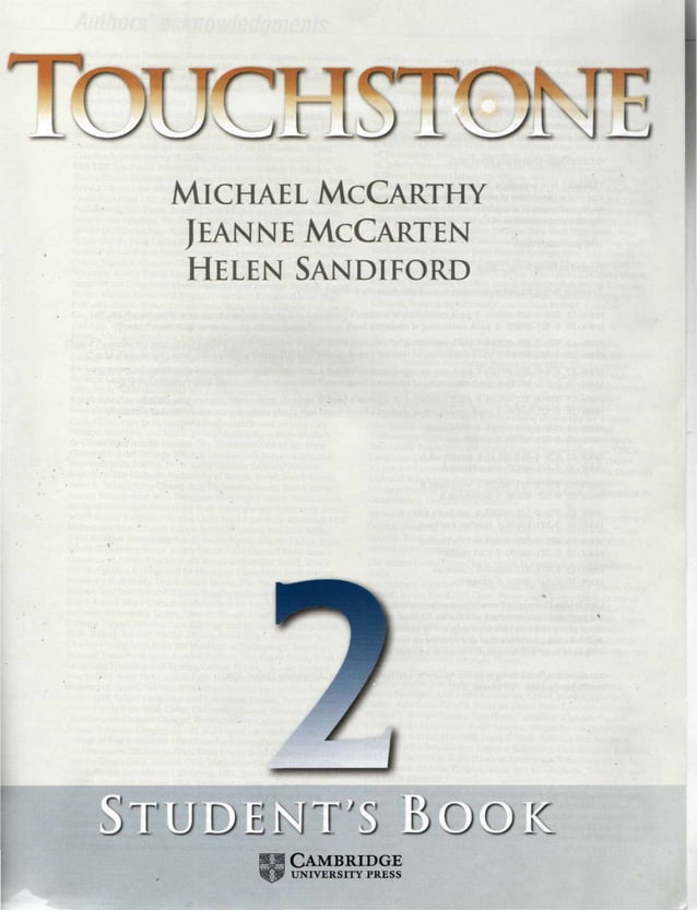 Student book touchstone 2 (2) | PDF