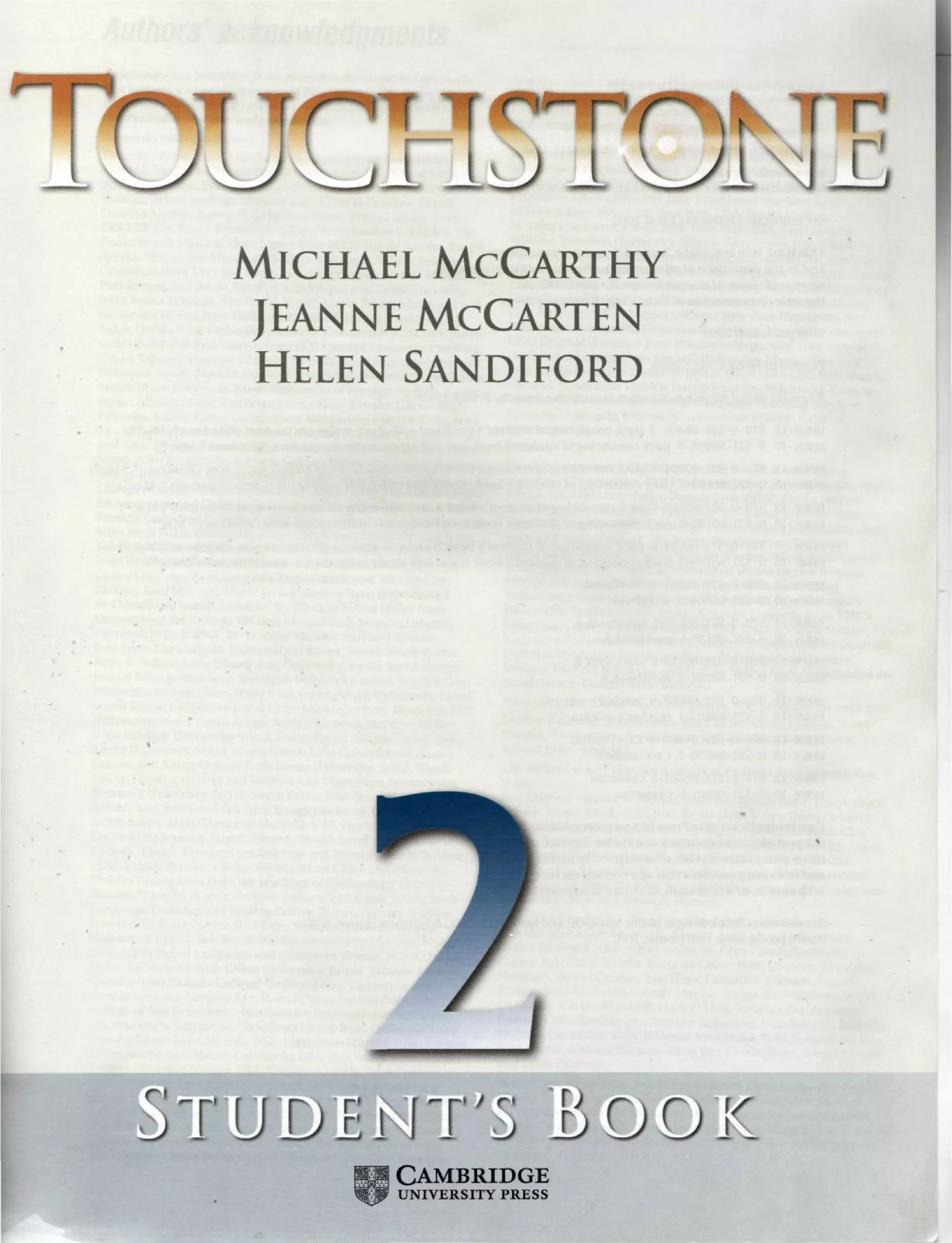 Student book touchstone 2 completo | PDF