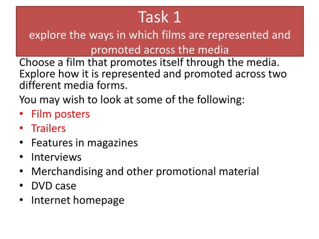 Student brief assignment 2 task 1 | PPT