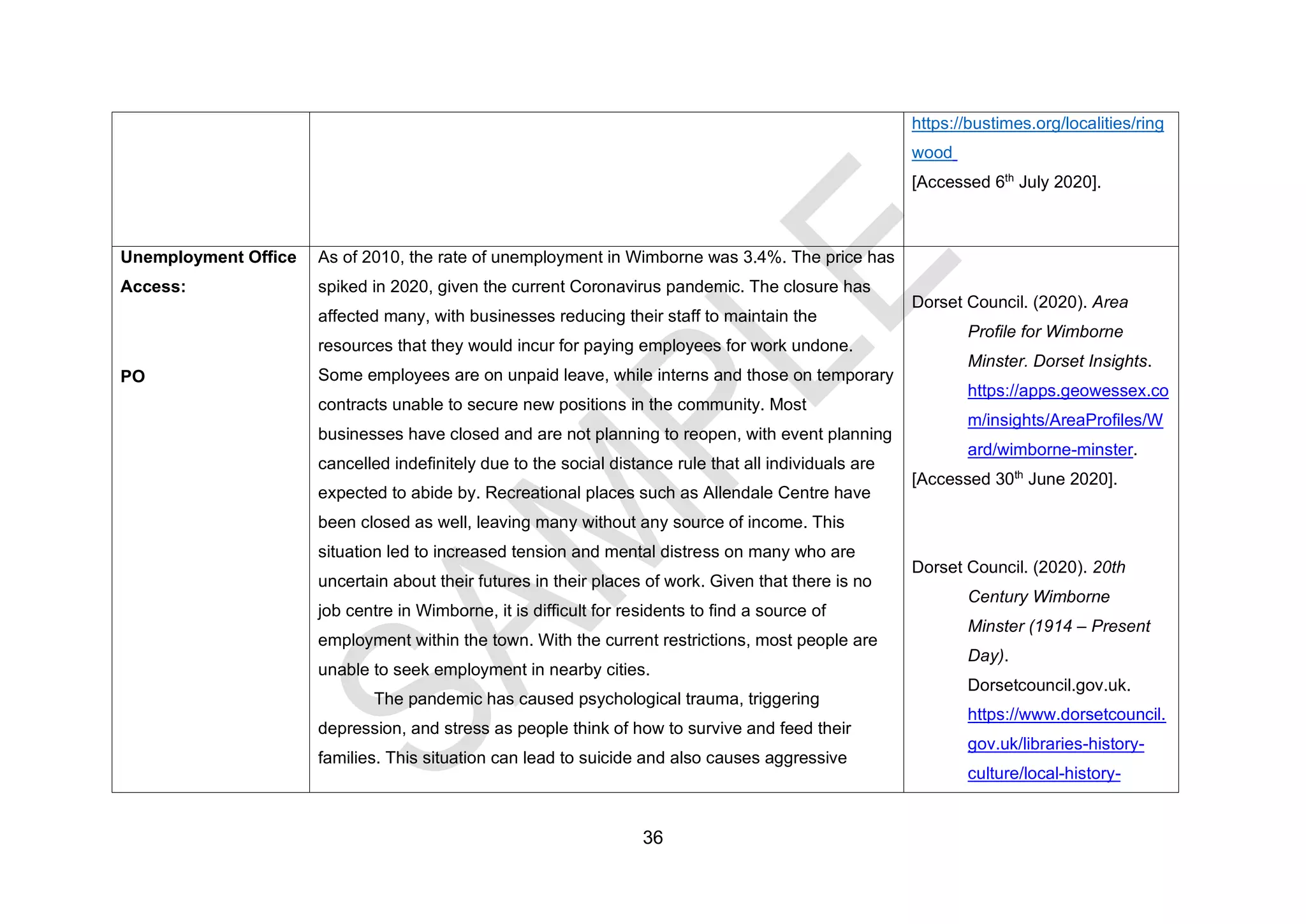 Student case study example virtual locality placement bournemouth ...