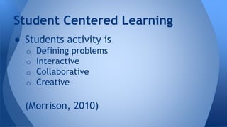 Student centered (1) | PPT