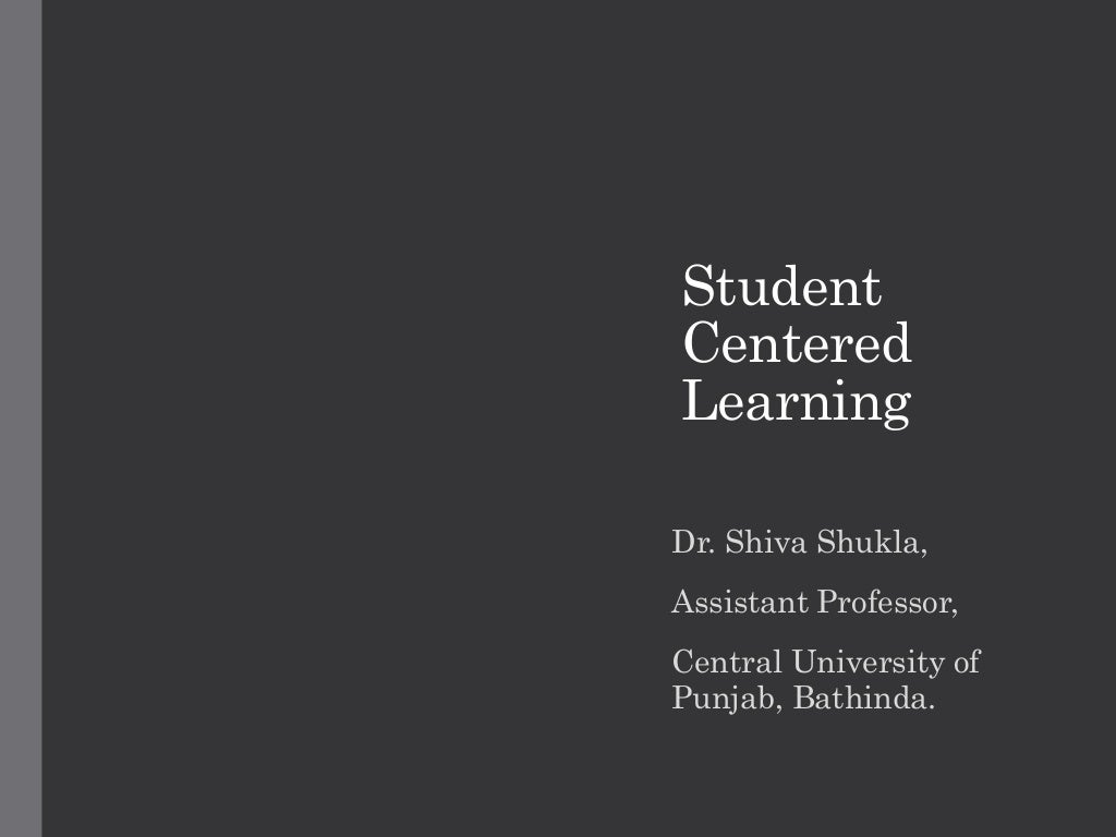 Student Centered Learning | PPT
