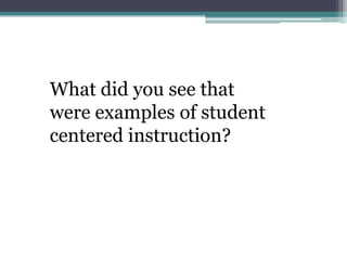 Student centered mathematics | PPTX