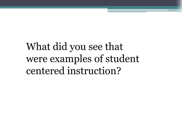 Student centered mathematics | PPTX