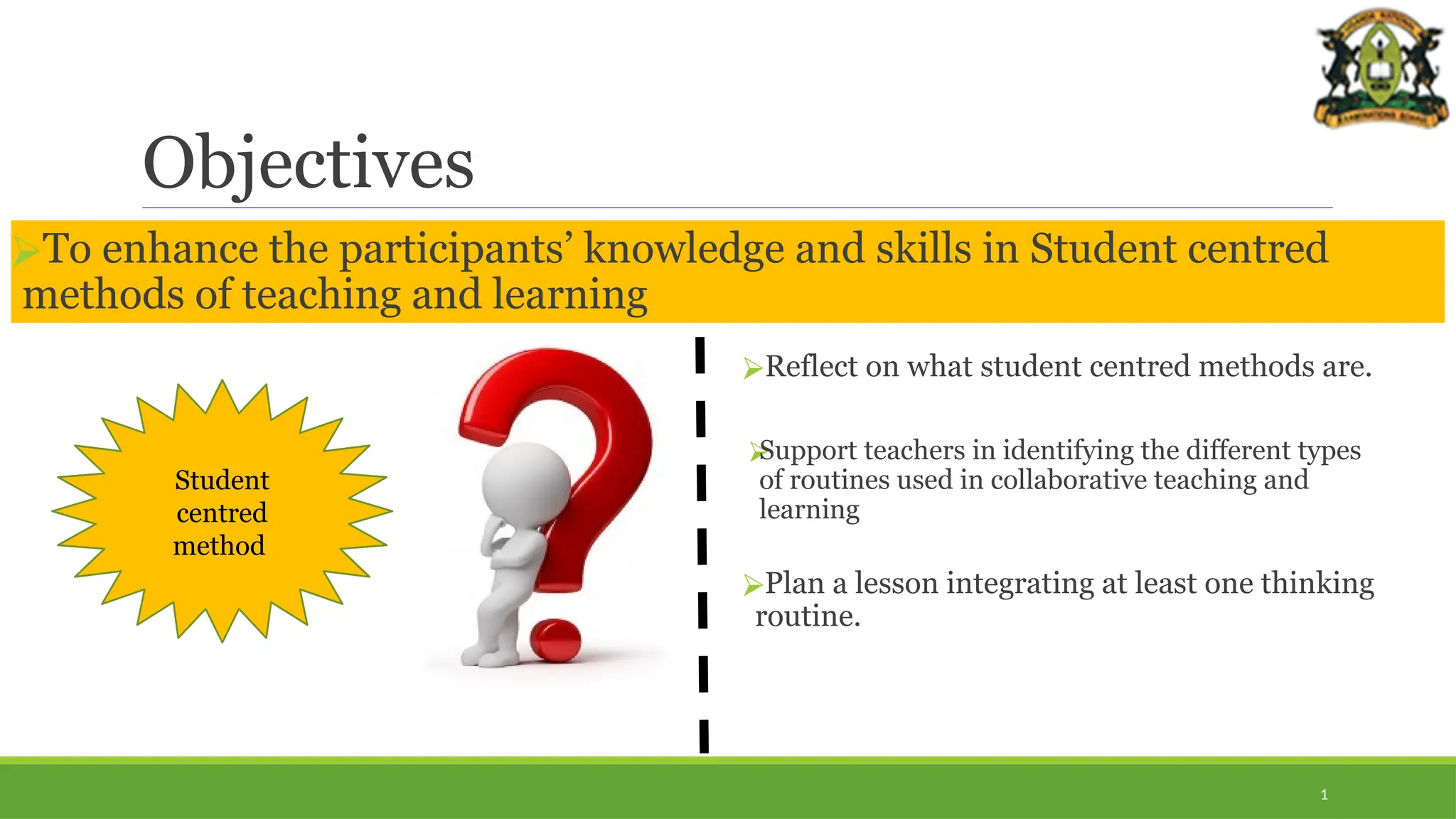 _ Student Centered methods.pptx, visible thinking routines | PPTX