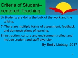 Student centered teaching strategies | PPTX