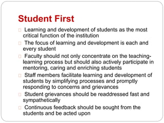 Student centricity | PPT