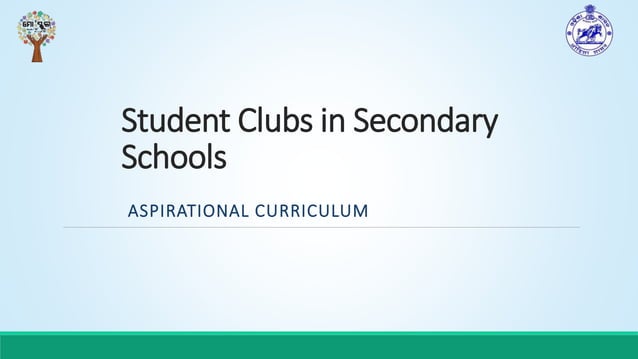 Student Clubs and Aspirational Curriculum.pptx | Secondary Education ...