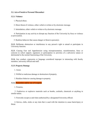 Student code of conduct | DOCX