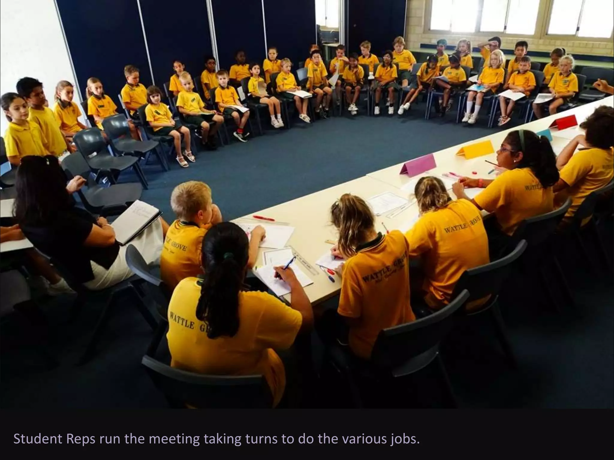 Wattle Grove Primary School - Student Council Meeting | PPTX | Civic ...