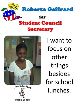 Student Council Election Posters For Secretary