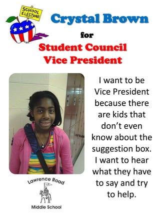 Student Council Vice President Poster Ideas