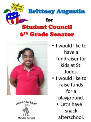 Student Government Election Posters