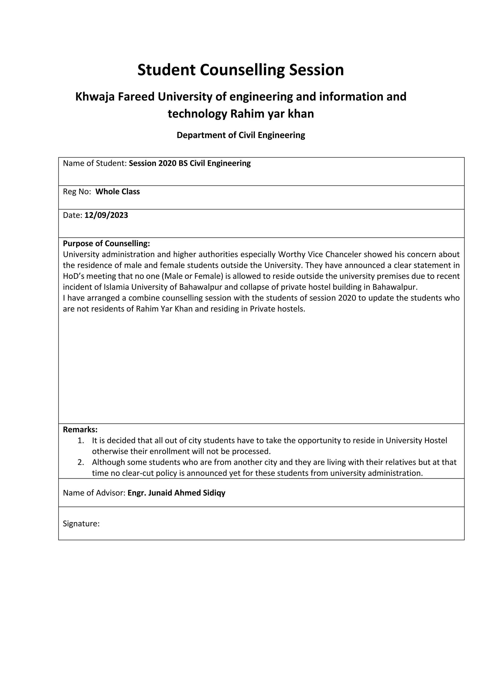 Student counselling session - 01 .docx
