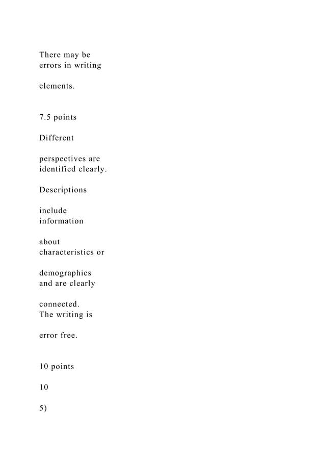 Student Current Event Rubric for Assignment 1 .docx