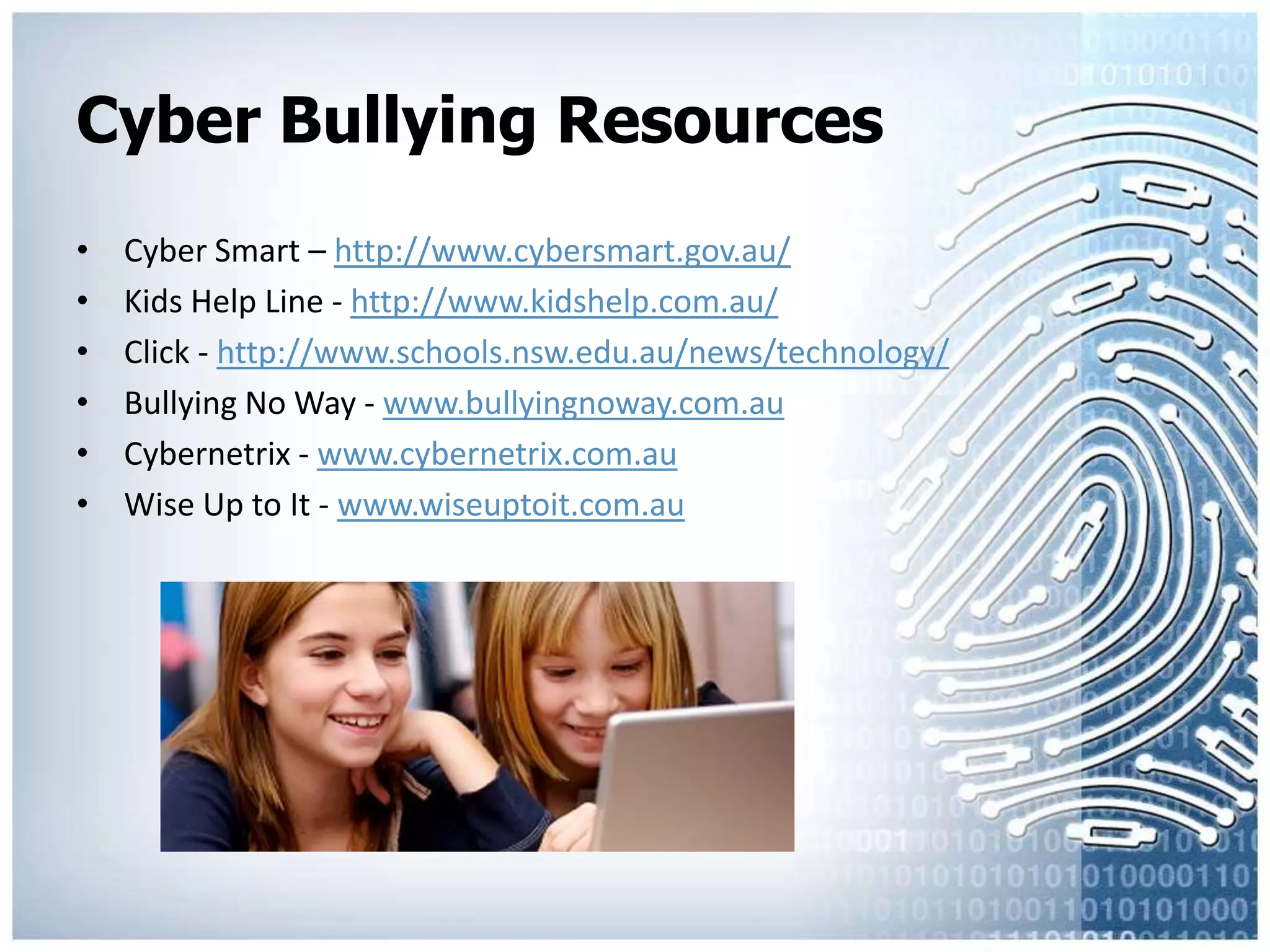 Student Cyber Bullying Presentation | PPTX