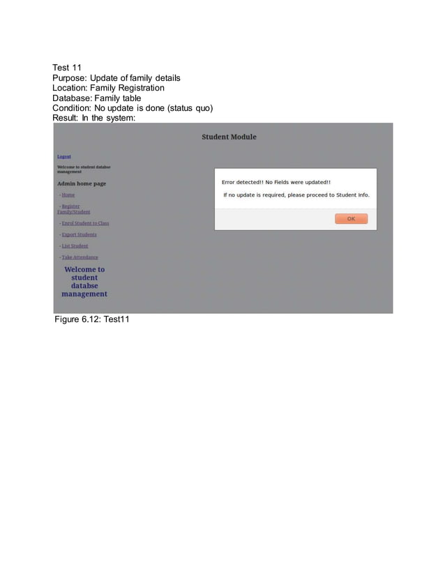 Student database management system PROJECT | DOCX | Databases | Computer Software and Applications