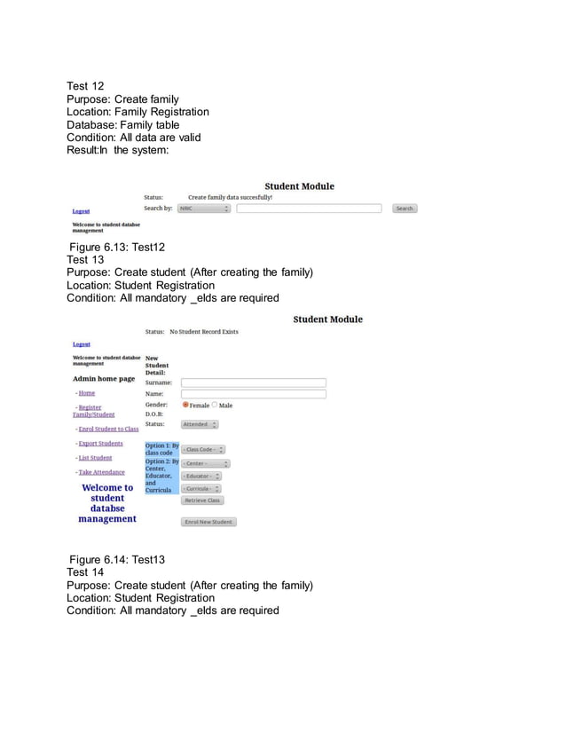 Student database management system PROJECT | DOCX | Databases | Computer Software and Applications