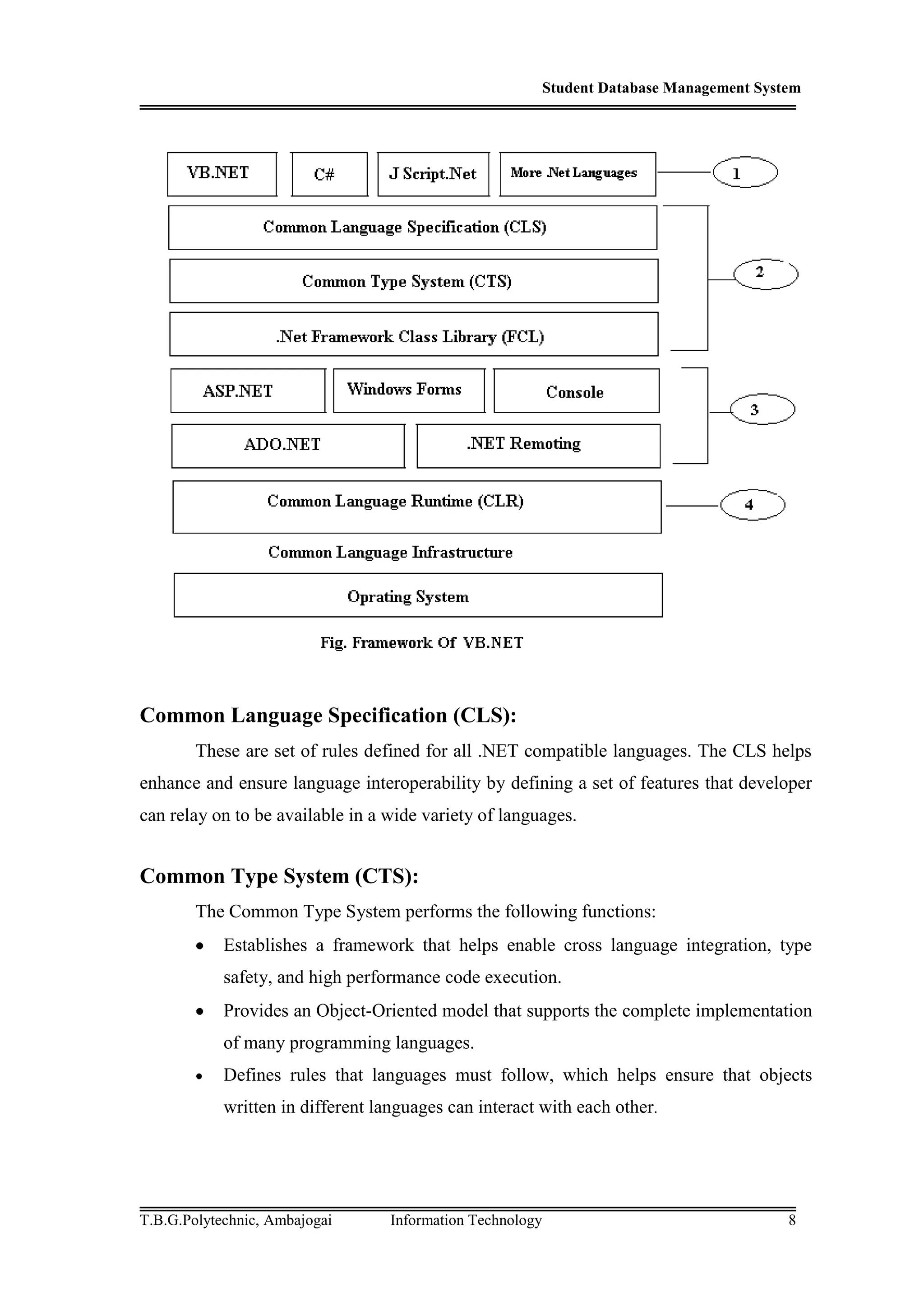 Student database management system | DOCX