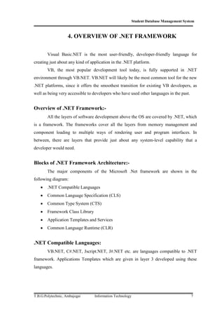 Student database management system | DOCX