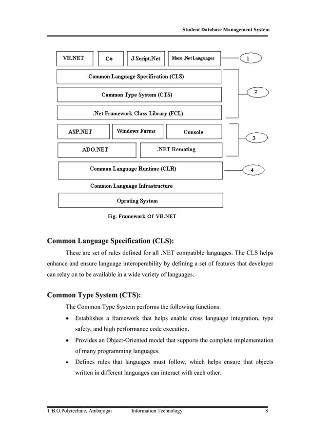 Student database management system | DOCX | Databases | Computer Software and Applications