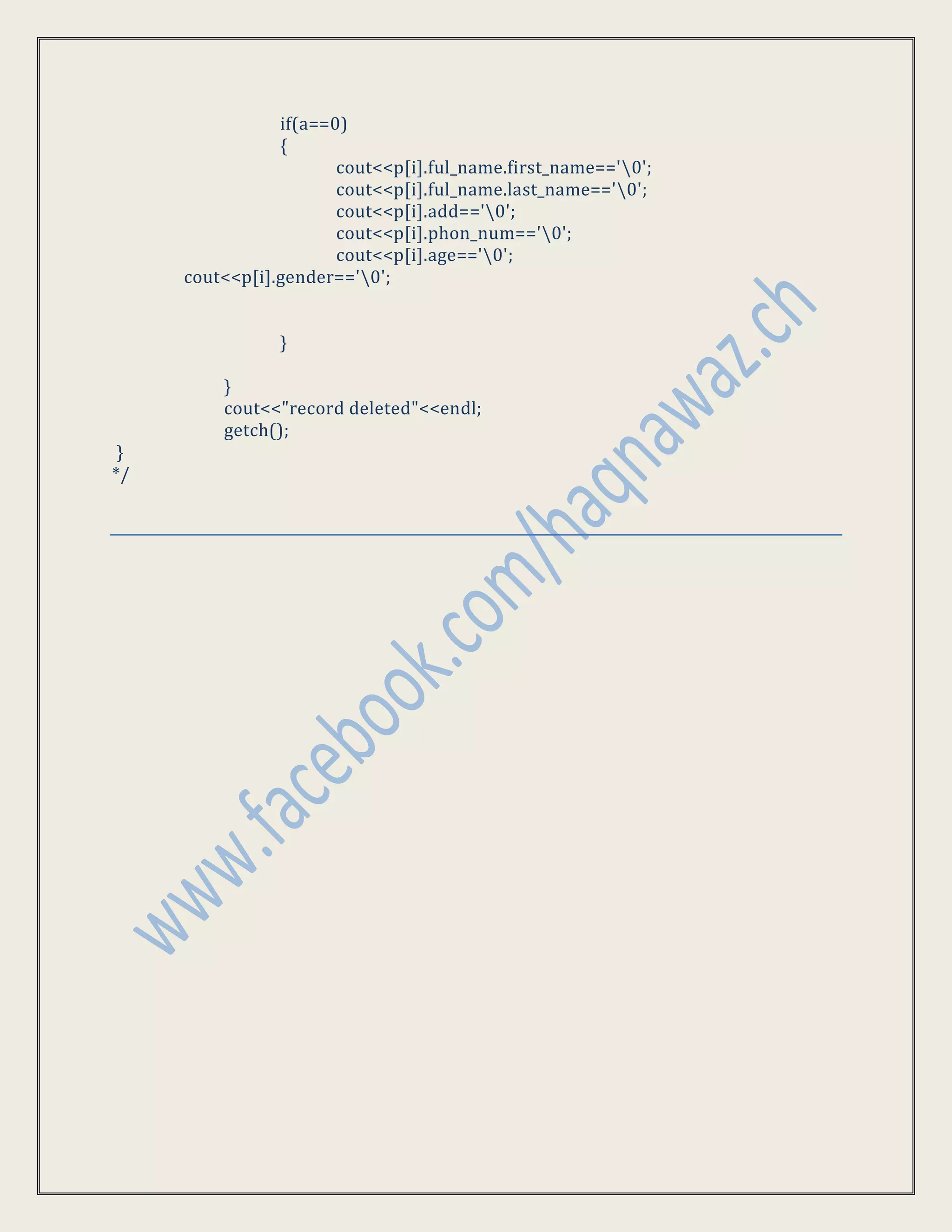 Student Data Base Using C/C++ Final Project | DOCX