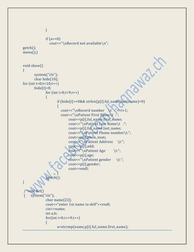 Student Data Base Using C/C++ Final Project | PDF